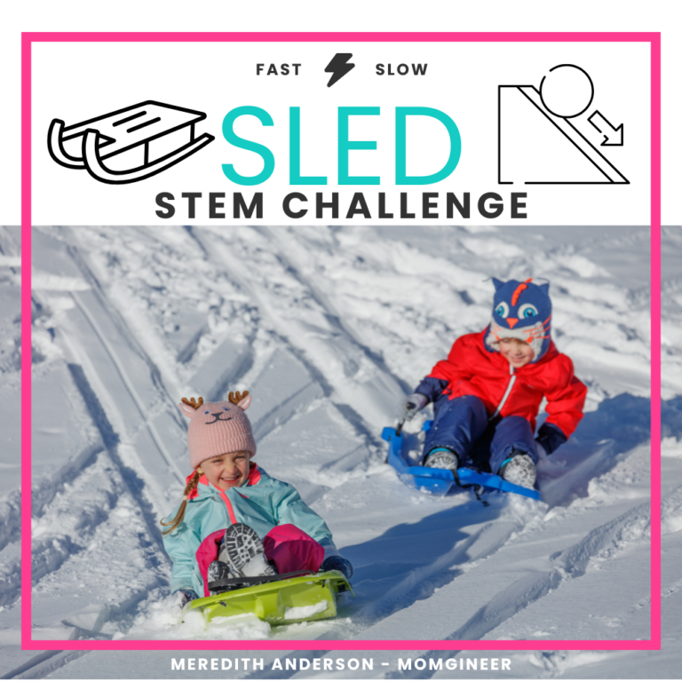 STEM Challenge - Fast & Slow Sled - STEM Activities for Kids