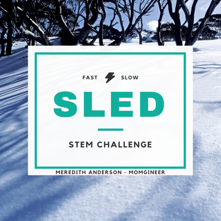 STEM Challenge - Fast & Slow Sled - STEM Activities for Kids