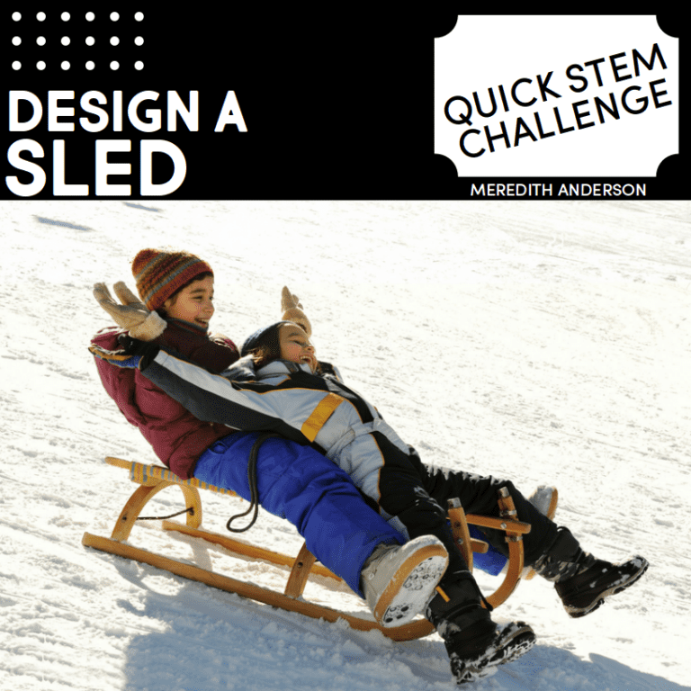 STEM Challenge - Fast & Slow Sled - STEM Activities for Kids