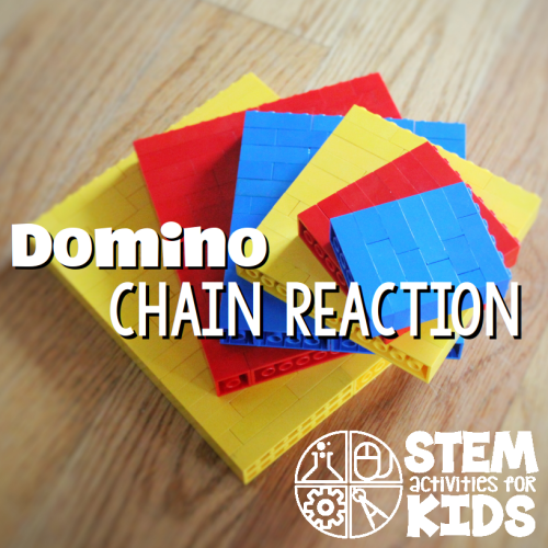 Domino chain reaction - STEM activities for kids - STEM Activities for Kids