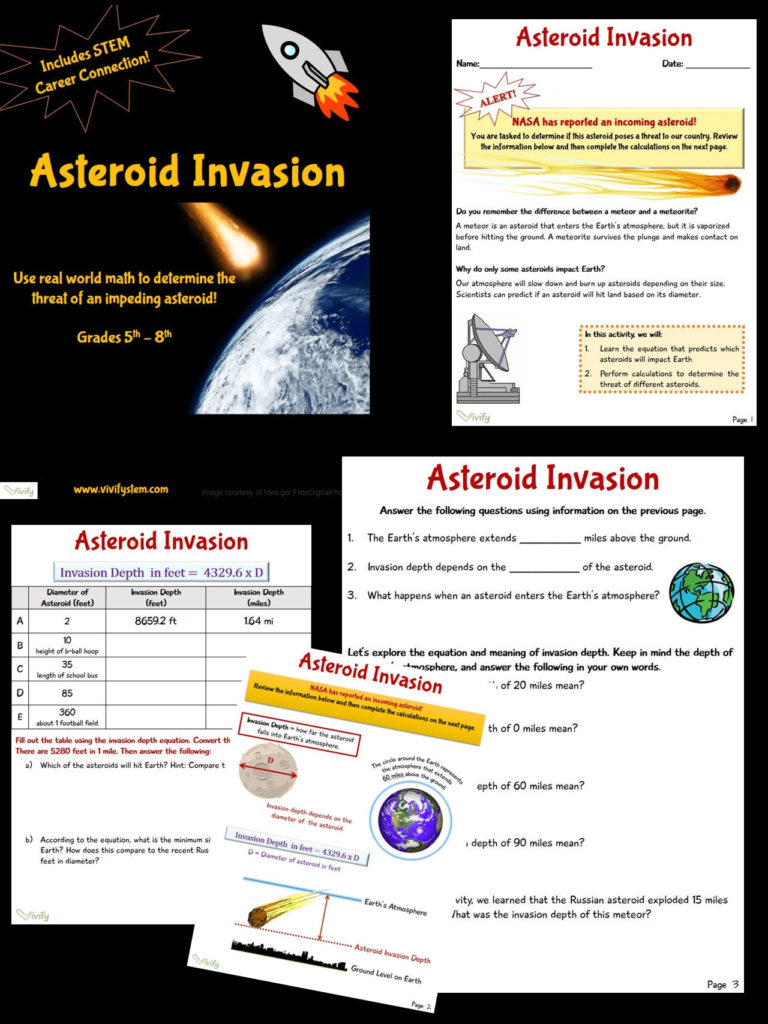 Asteroid Invasion STEM - STEM Activities for Kids
