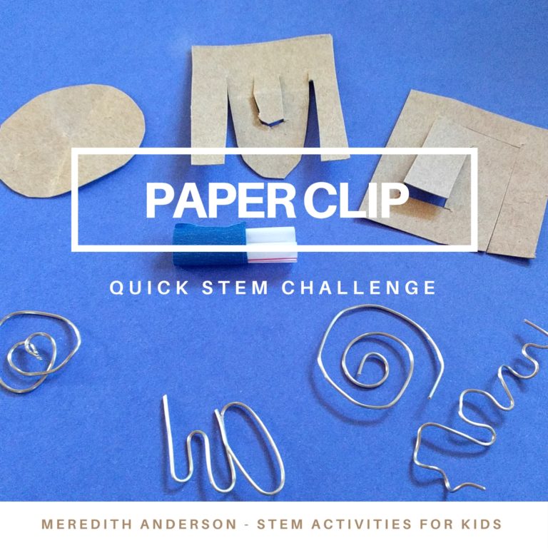 Quick STEM Challenge for Kids - Engineer a New Paper Clip - STEM ...