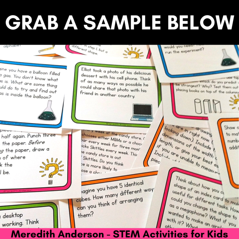 STEM Warm-Ups and Bell Ringers - STEM Activities for Kids