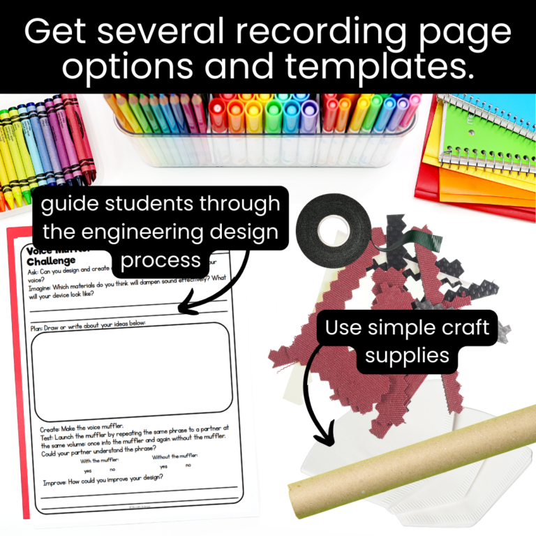 STEM with Sound: Voice Muffler Free STEM Challenge - STEM Activities ...