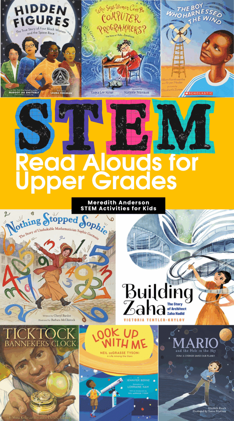 8 STEM Read Aloud Picture Books for Upper Grades - STEM Activities for Kids