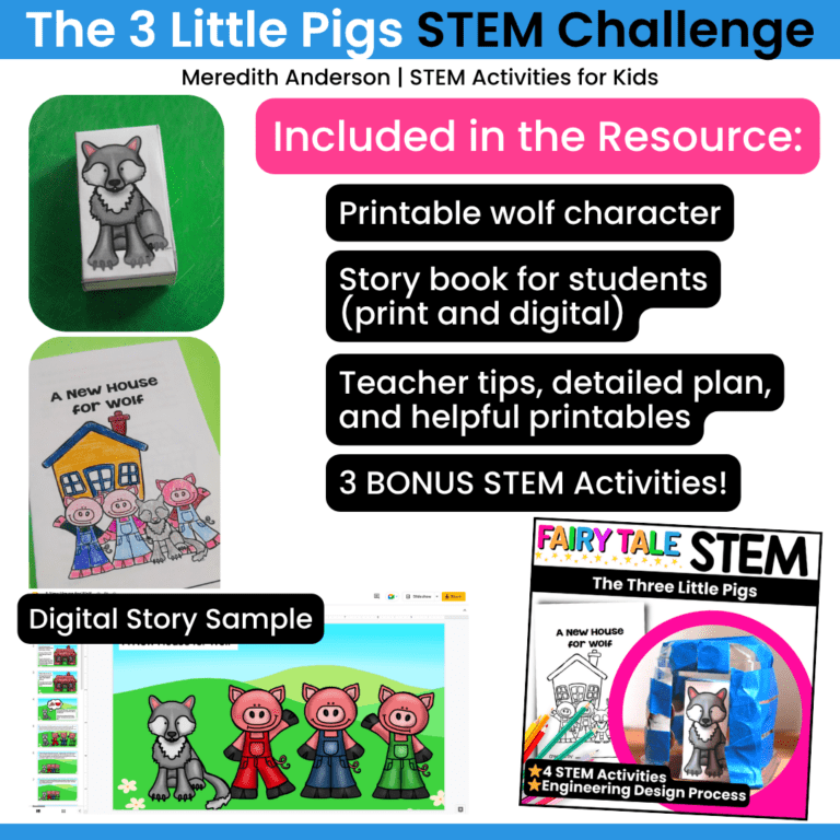 The Three Little Pigs STEM Activities - STEM Activities for Kids